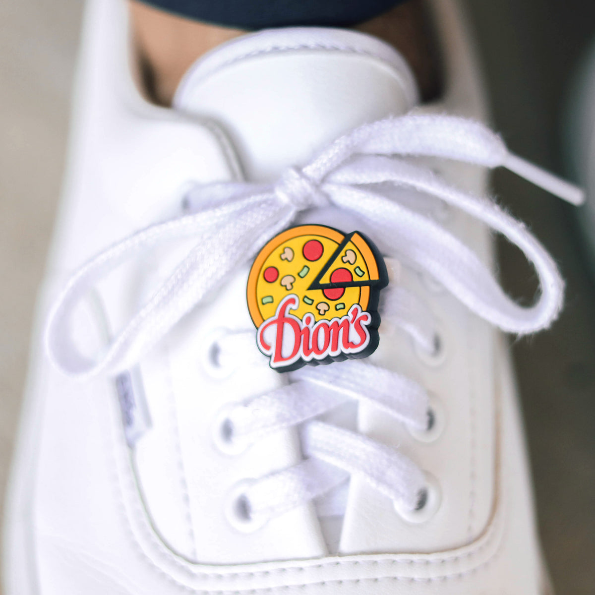 Pizza Shoe Charm – Dion's Fan Shop